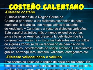 Variantes dialectales | PPTX