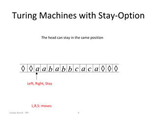 Variants of Turing Machine | PPT
