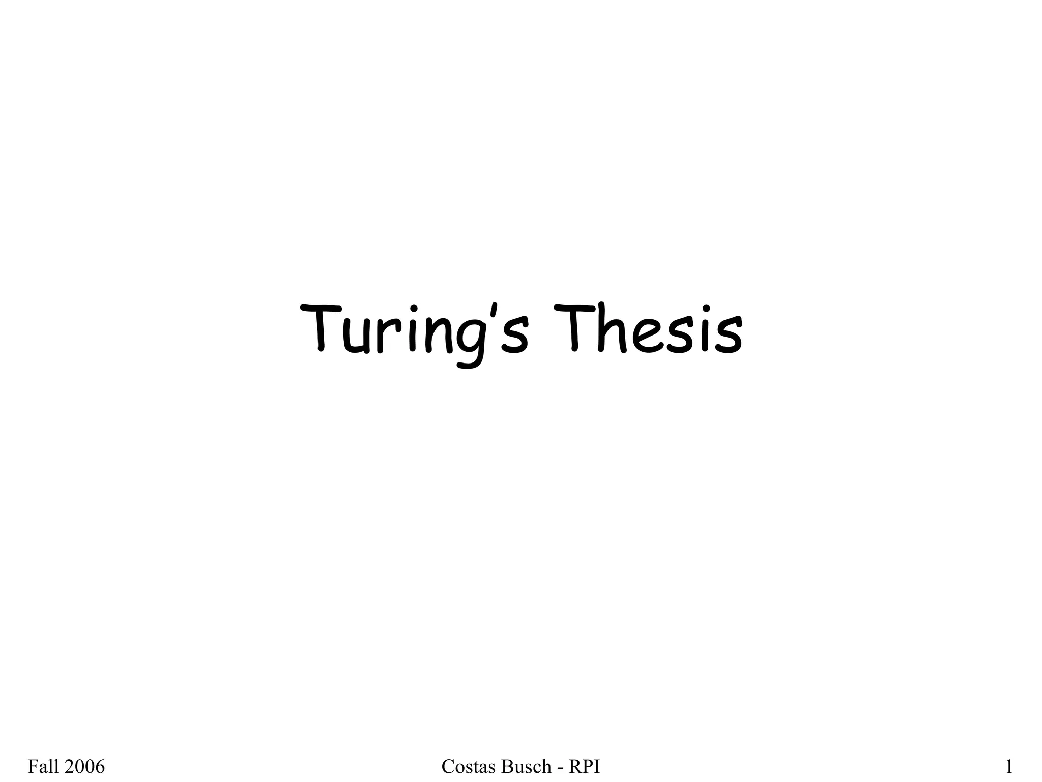 Variants of Turing Machine | PPT