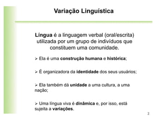 Variação linguistica | PPT