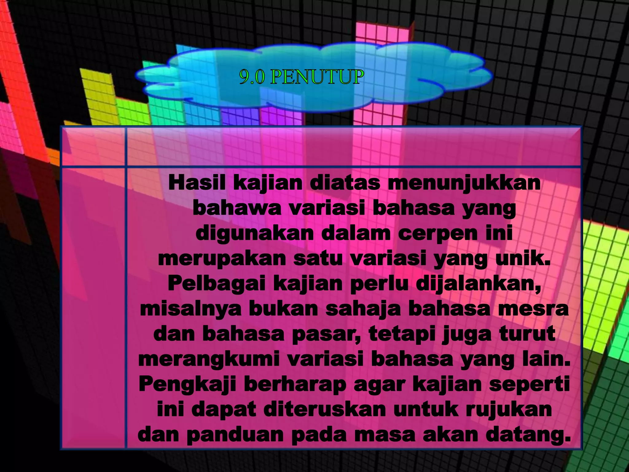 Variasi bahasa(bahasa mesra dan bahasa pasar) | PPTX