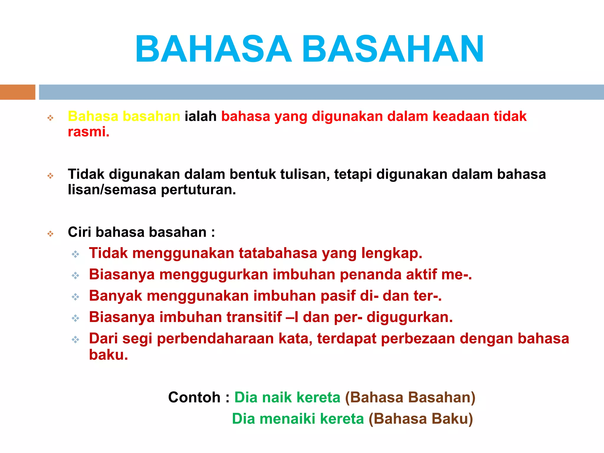 Variasi bahasa Penggal 3 | PPTX