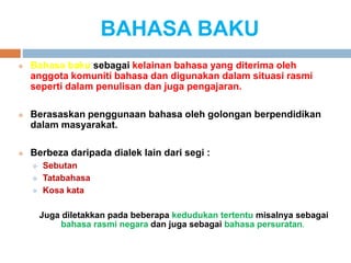 Variasi bahasa Penggal 3 | PPTX