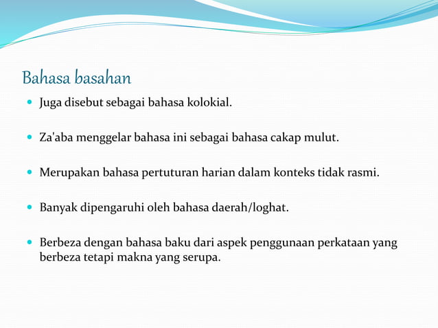 Variasi Bahasa STPM Sem3 | PPTX