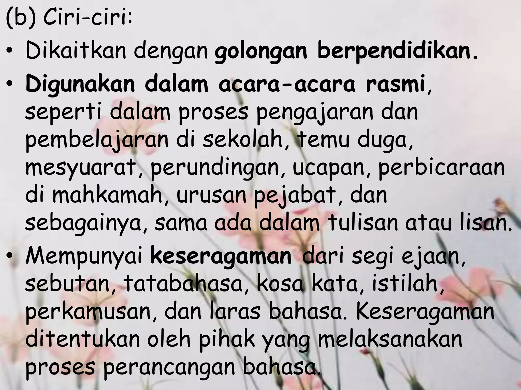 Variasi bahasa | PPTX