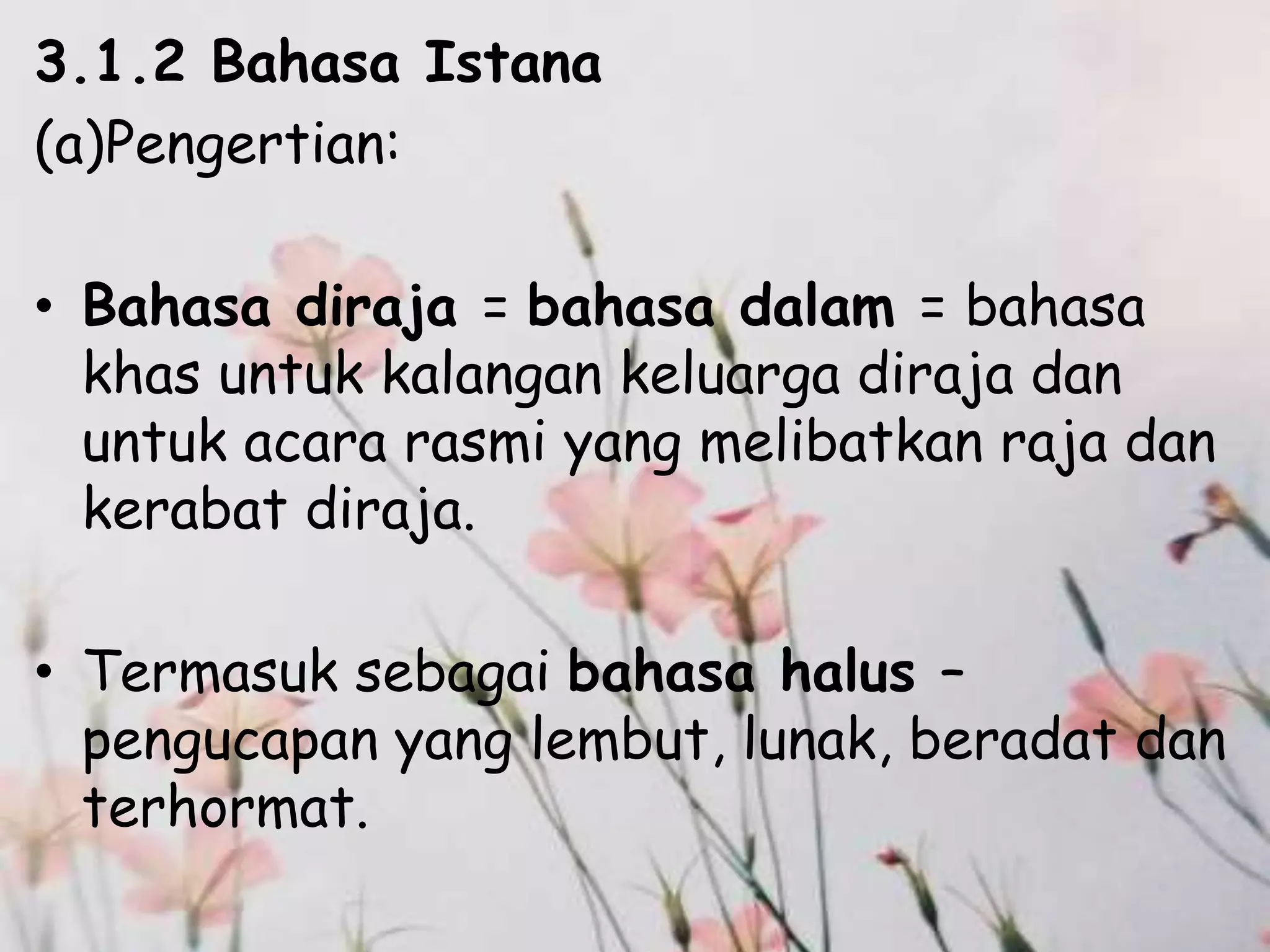 Variasi bahasa | PPTX