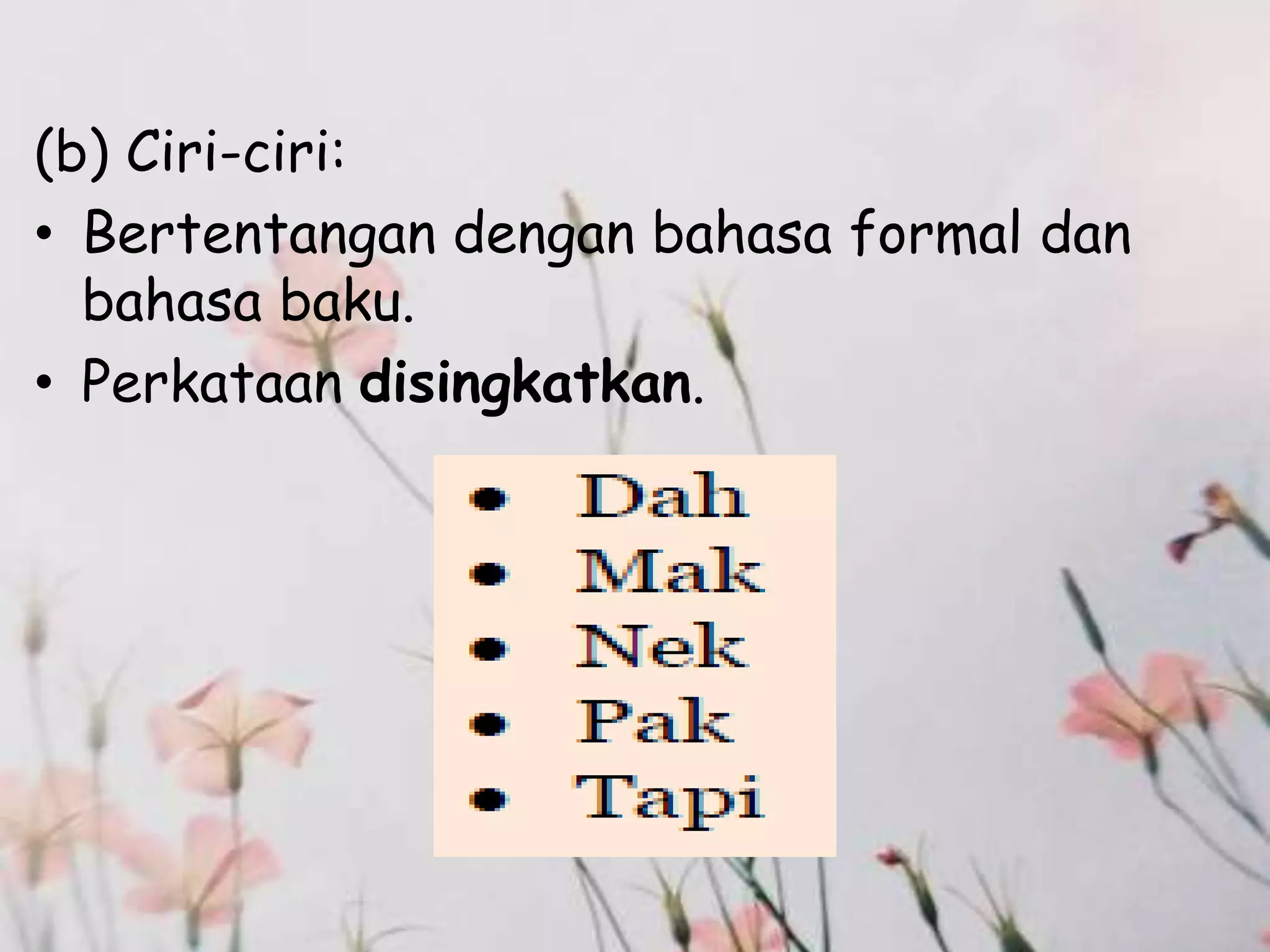 Variasi bahasa | PPTX