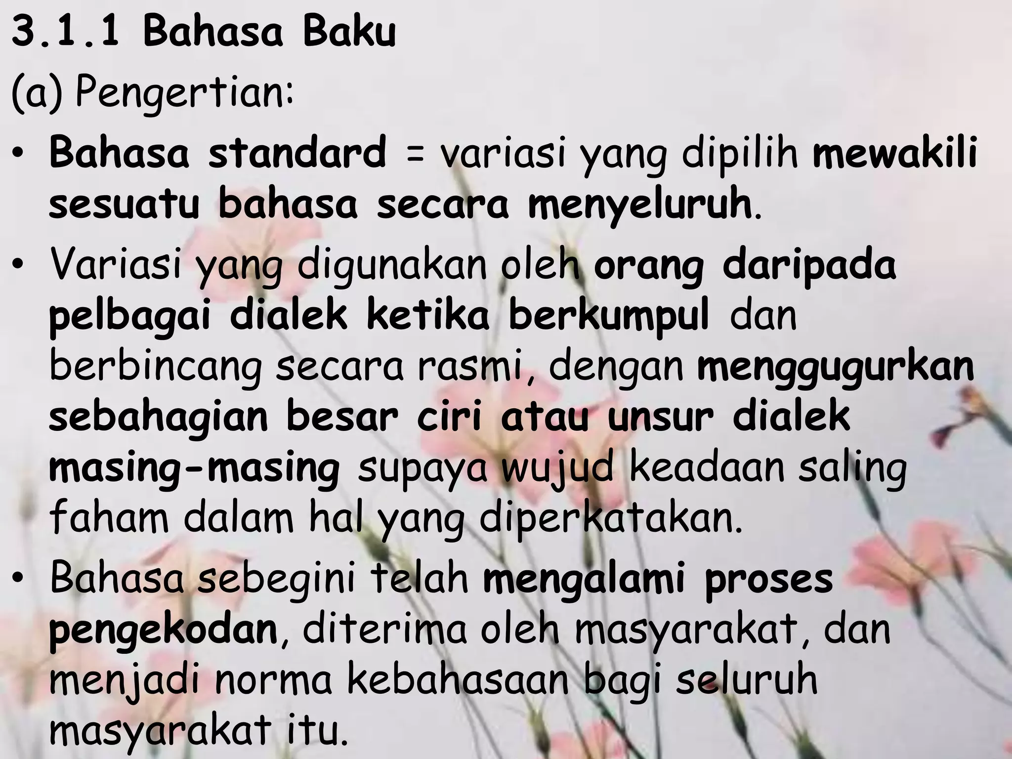 Variasi bahasa | PPTX