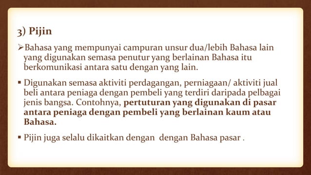 Variasi bahasa | PPTX