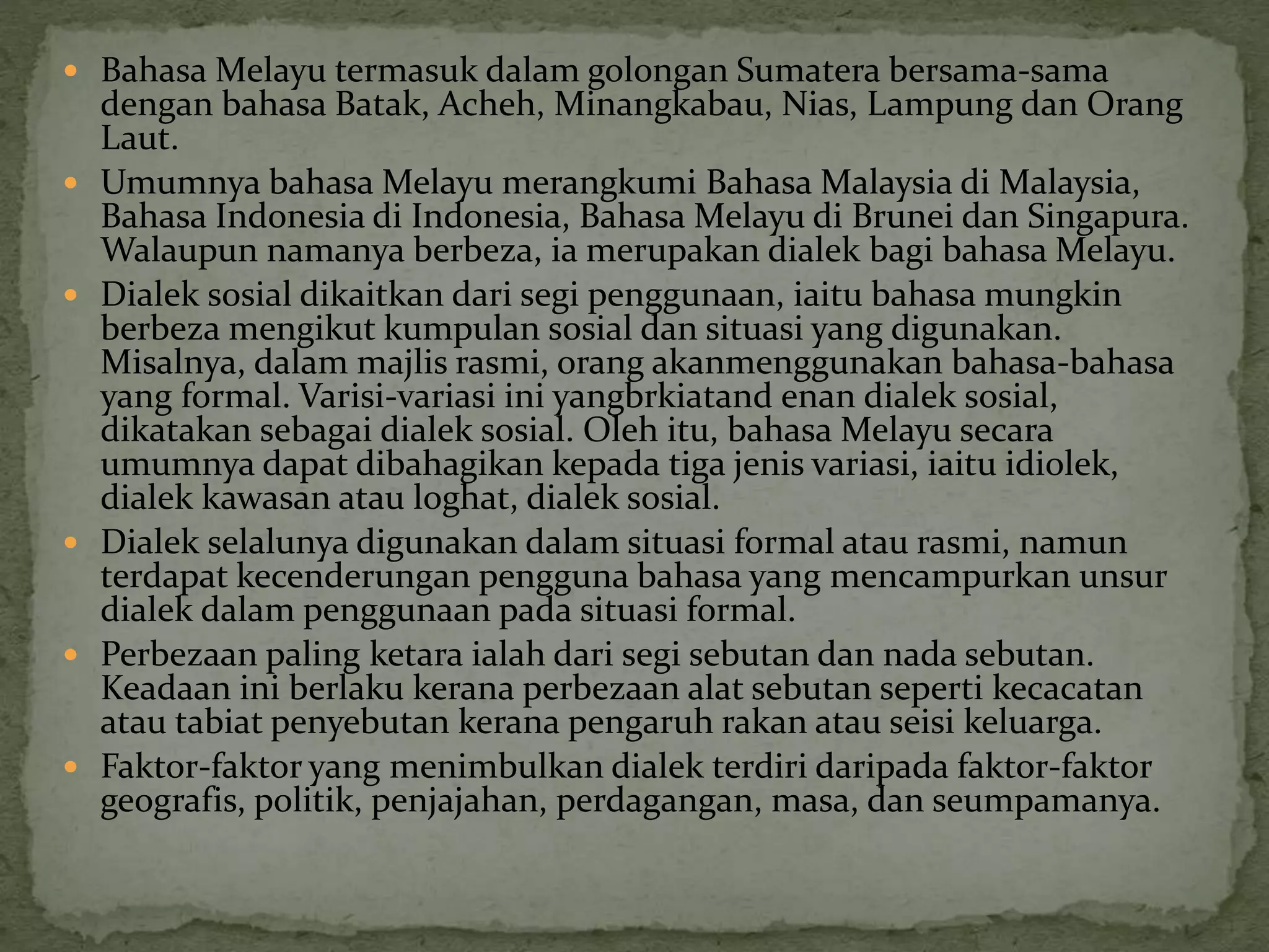 Variasi bahasa, bahasa isyarat | PPTX