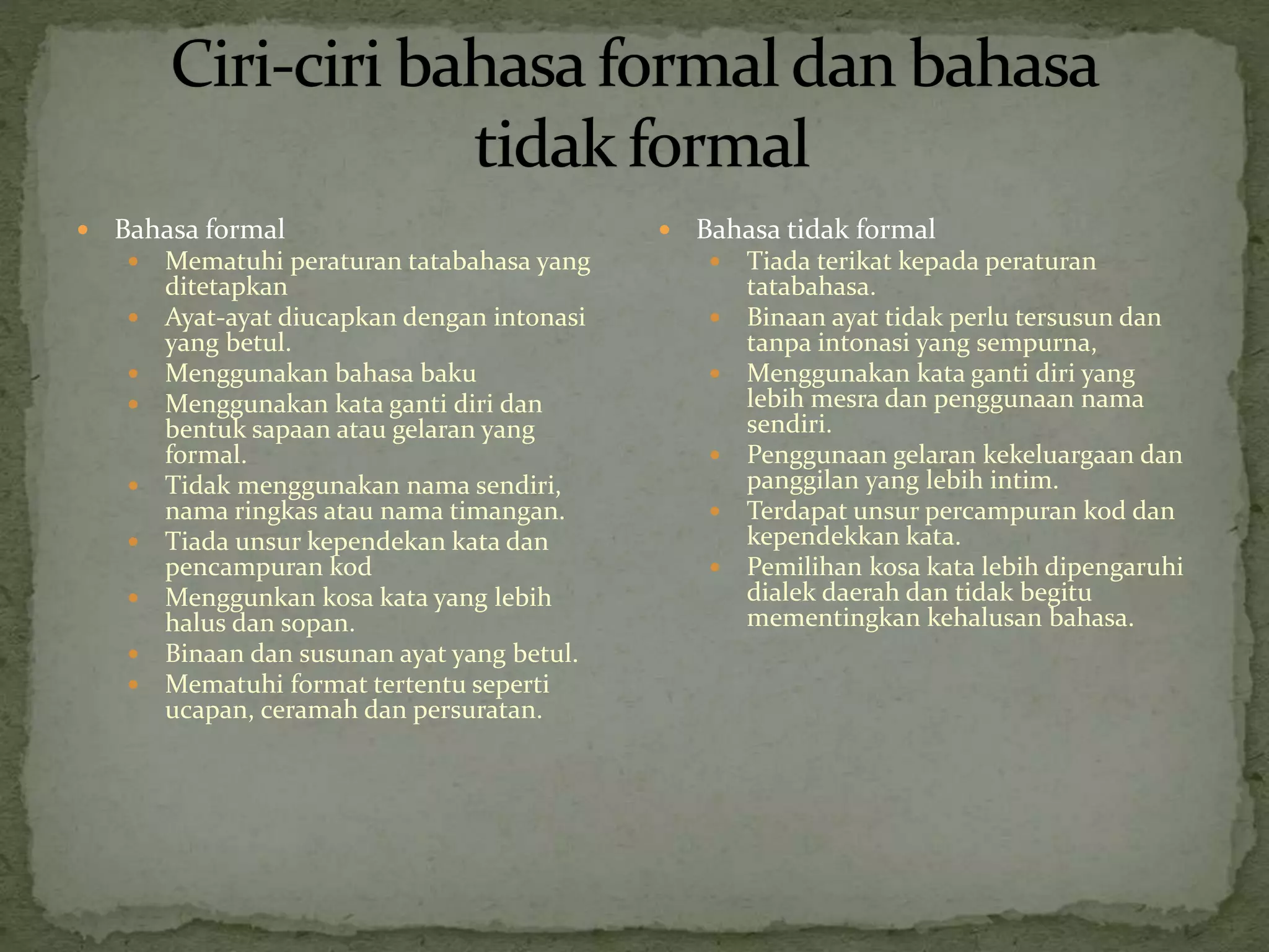 Variasi bahasa, bahasa isyarat | PPTX