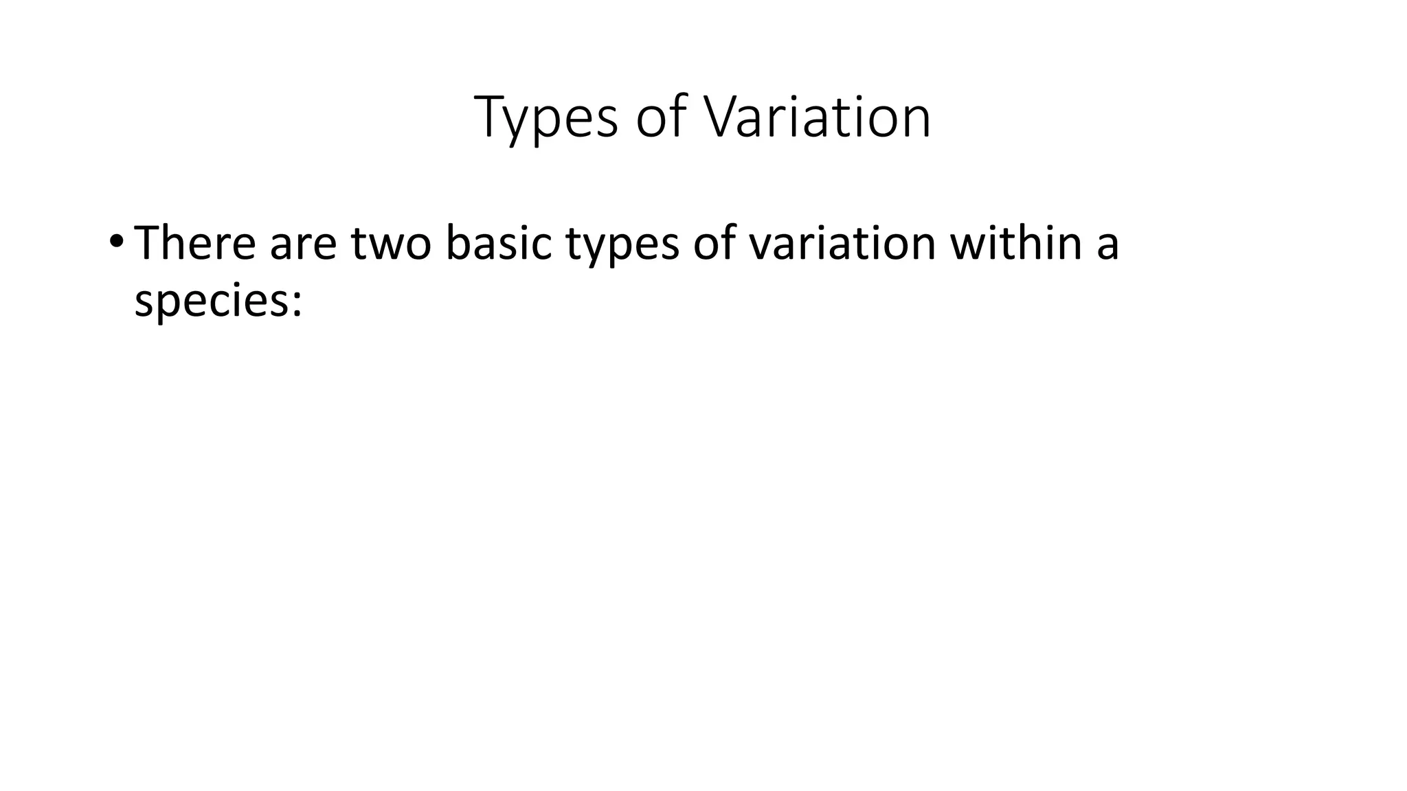 concepts of Variation.pptx in humans full | PPTX