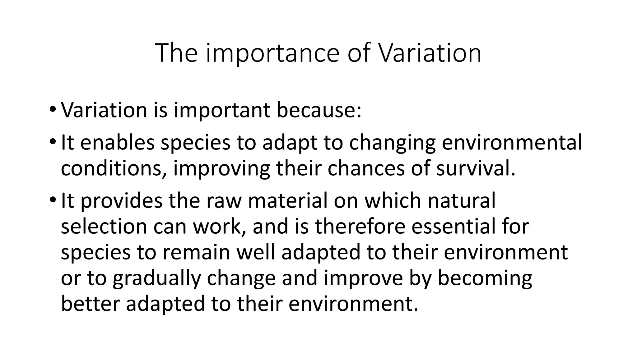 concepts of Variation.pptx in humans full | PPTX