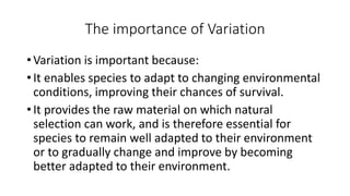 concepts of Variation.pptx in humans full | PPTX | Genetics | Science