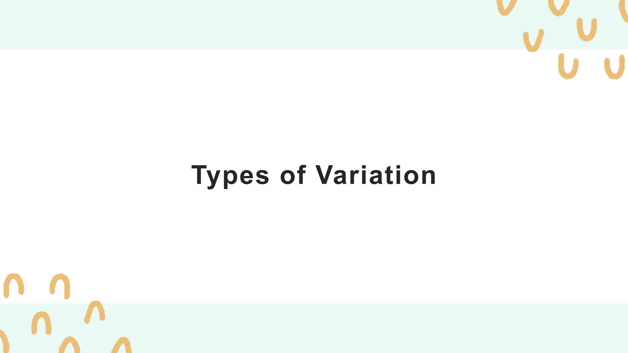 Different Types of Variations in Mathematics | PPTX