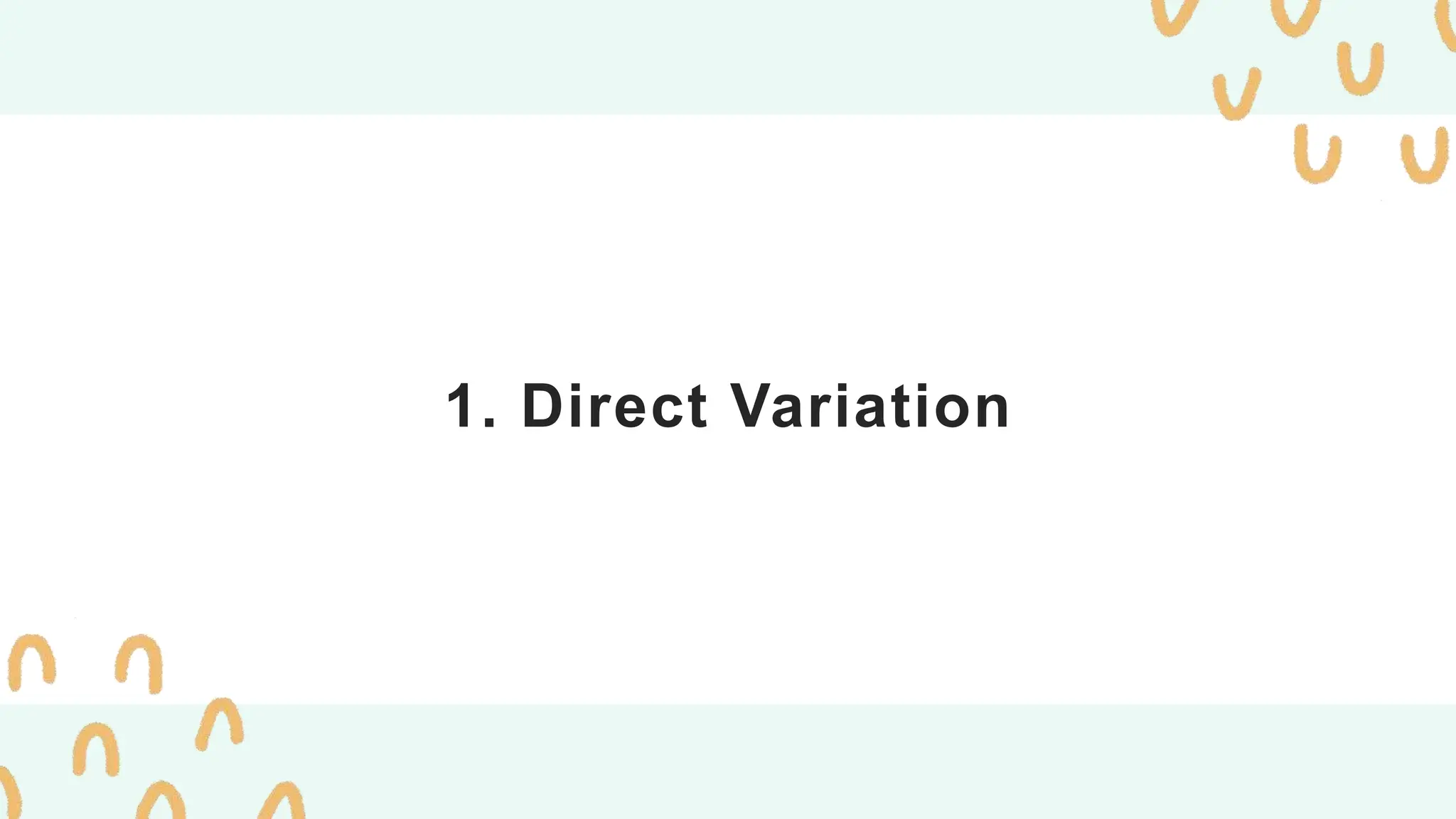 Different Types of Variations in Mathematics | PPTX