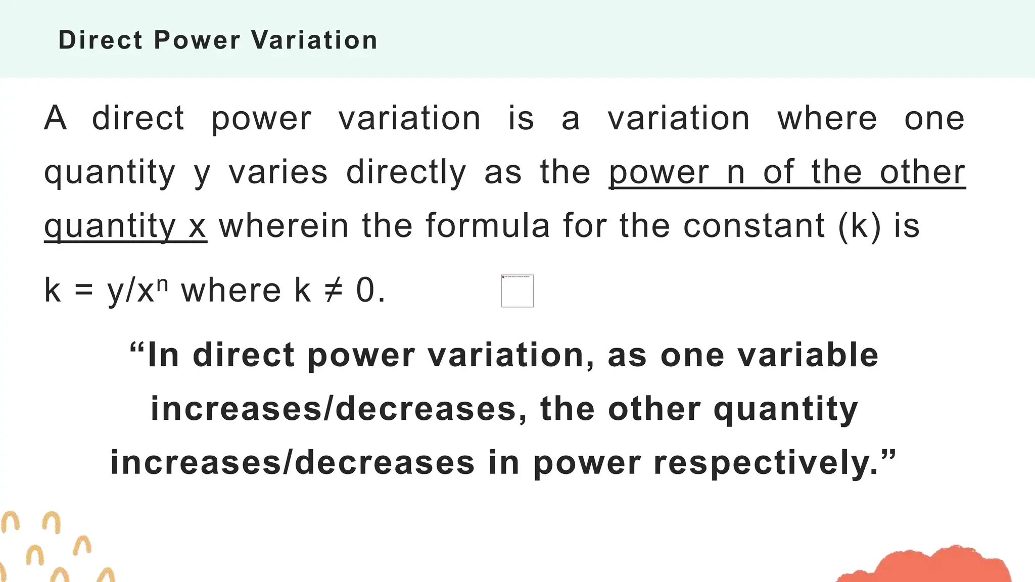 Different Types of Variations in Mathematics | PPTX