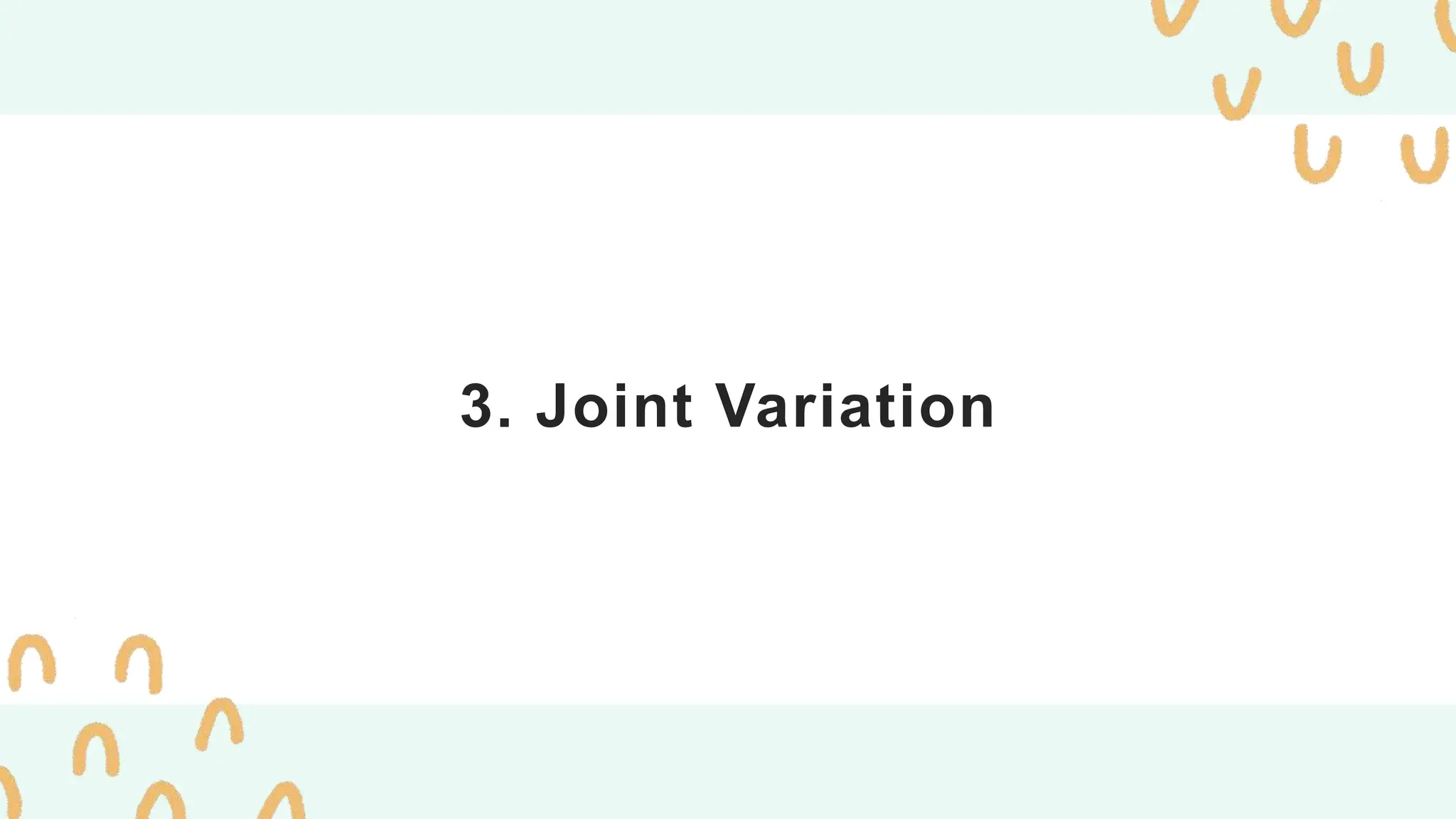 Different Types of Variations in Mathematics | PPTX