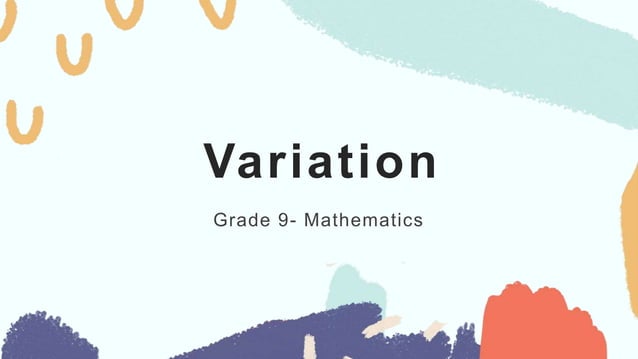 Different Types of Variations in Mathematics | PPTX | Physics | Science