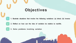 Different Types of Variations in Mathematics | PPTX