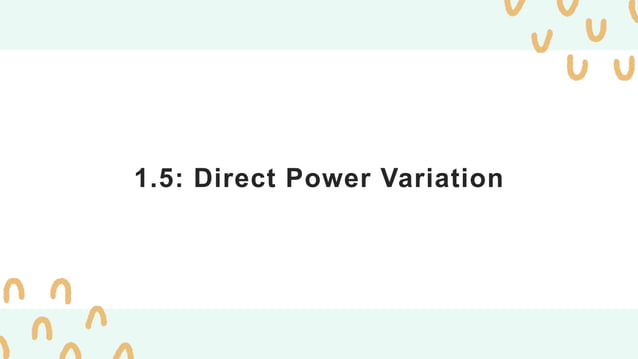 Different Types of Variations in Mathematics | PPTX | Physics | Science