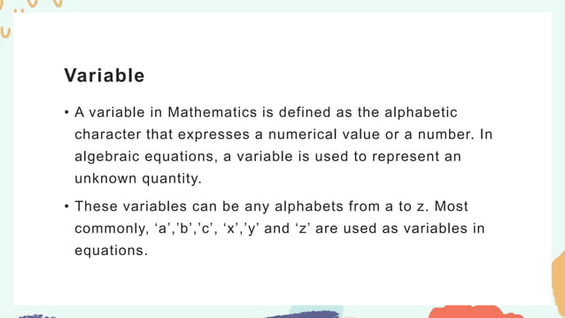 Different Types of Variations in Mathematics | PPTX | Physics | Science