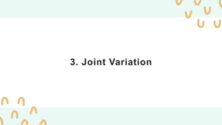 Different Types of Variations in Mathematics | PPTX