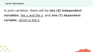 Different Types of Variations in Mathematics | PPTX