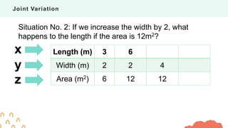 Different Types of Variations in Mathematics | PPTX