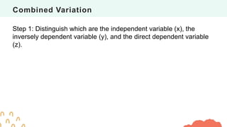 Different Types of Variations in Mathematics | PPTX