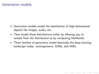 Variational autoencoders for speech processing d.bielievtsov dataconf ...