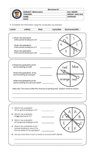 Variational worksheets | PDF