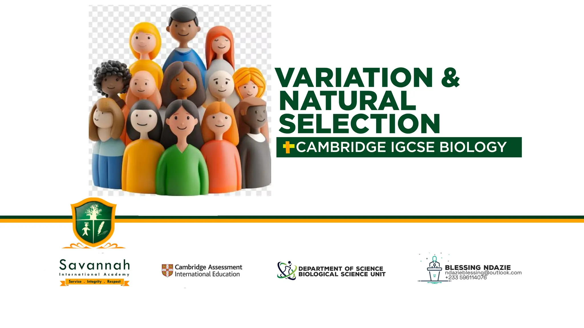 Variation and Natural Selection | IGCSE Biology | PDF