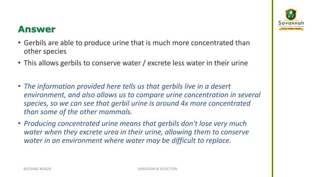 Variation And Natural Selection Igcse Biology Pdf