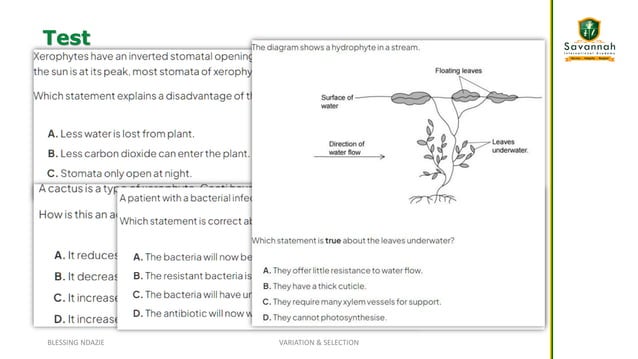Variation And Natural Selection Igcse Biology Pdf