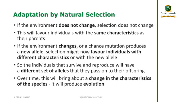 Variation And Natural Selection Igcse Biology Pdf