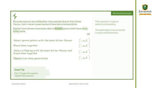 Variation And Natural Selection Igcse Biology Pdf