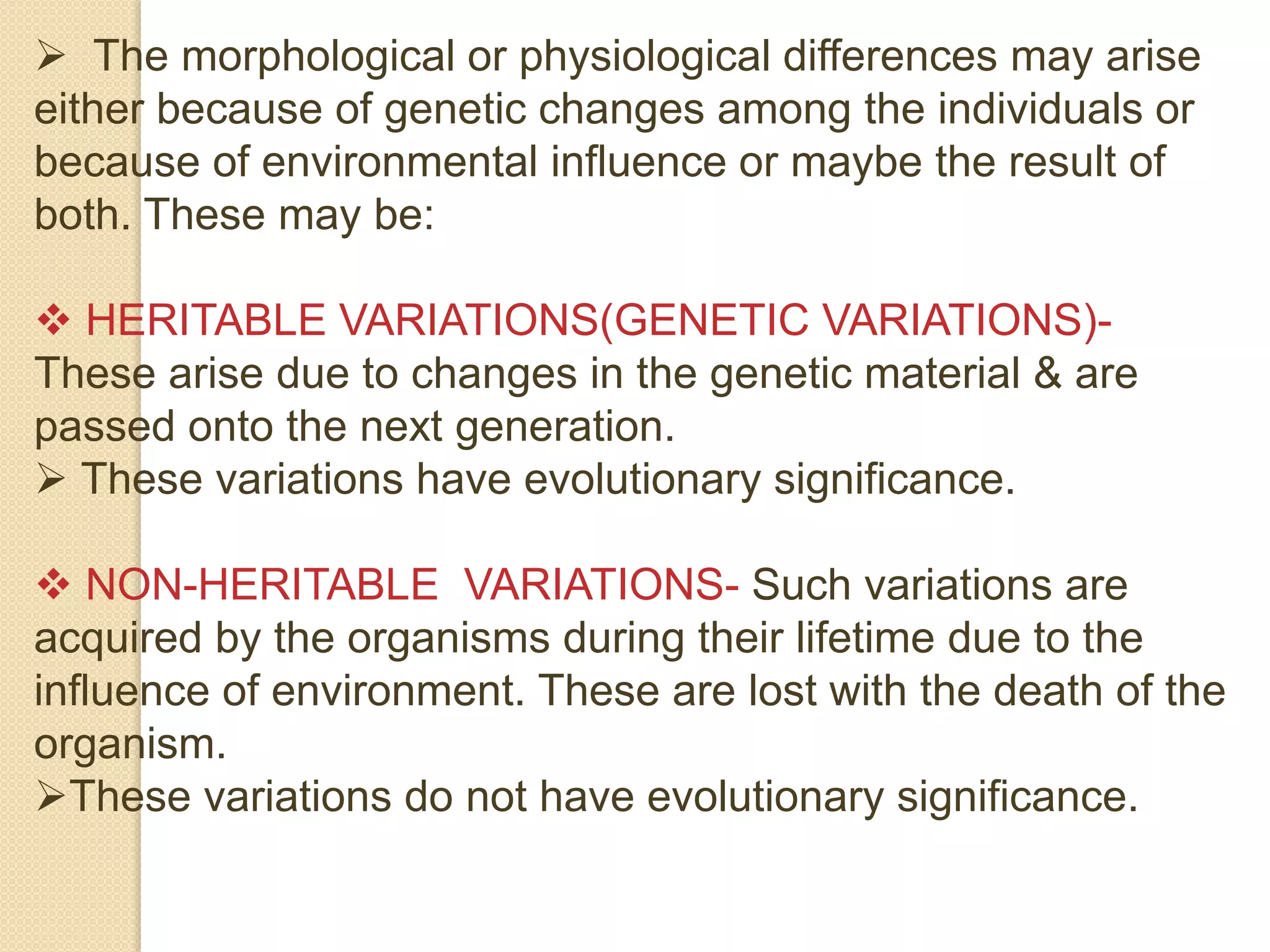 Variation (Genetics) | PPTX