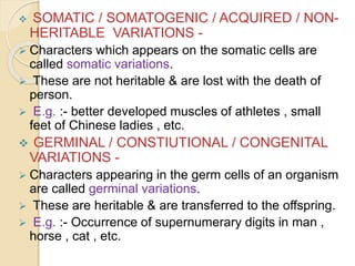 Variation (Genetics) | PPTX
