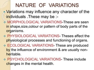Variation (Genetics) | PPTX