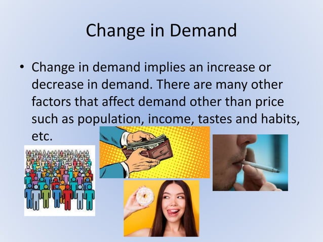 Variation & changes in demand | PPT