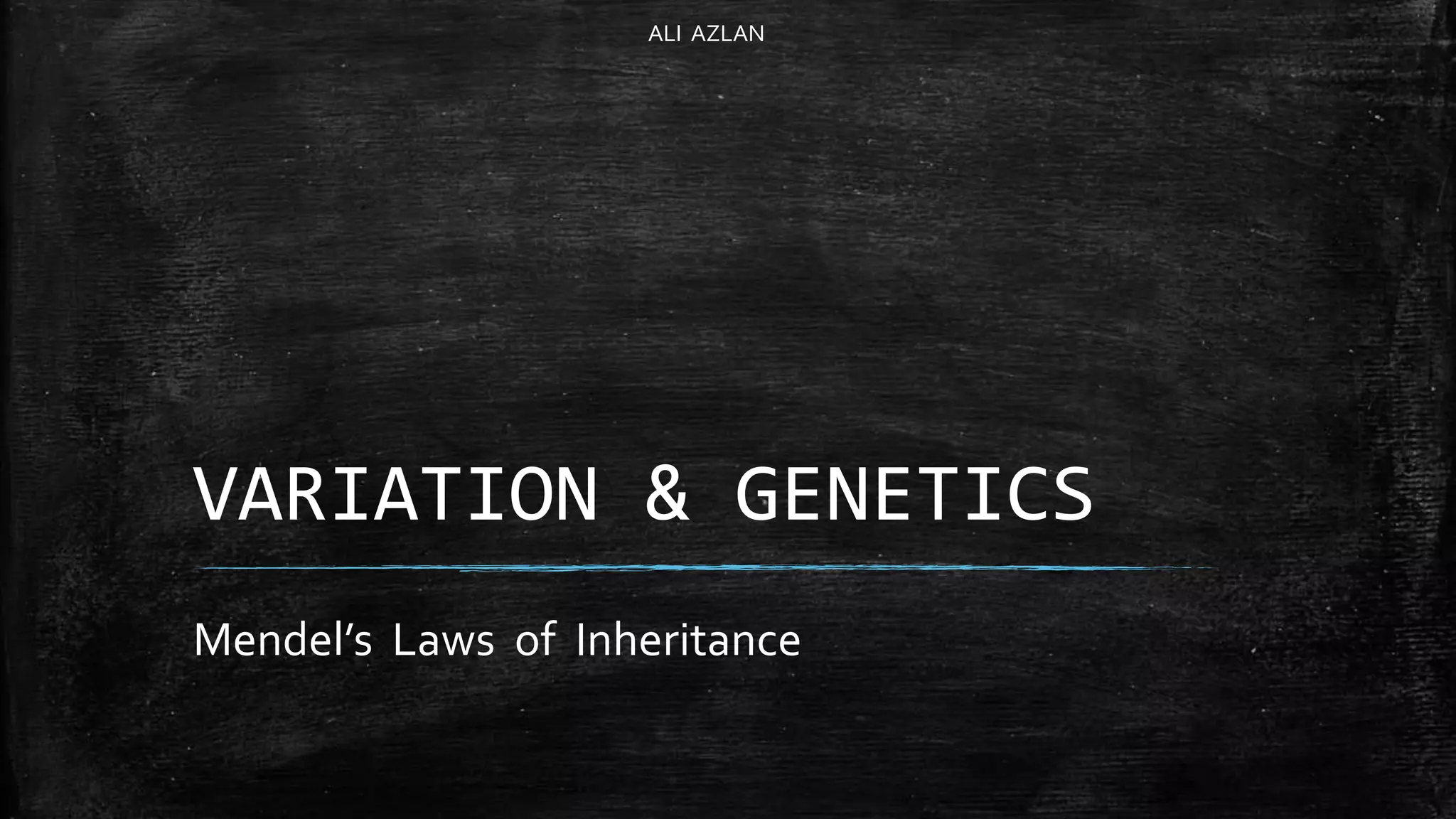VARIATION & GENETICS.pptx