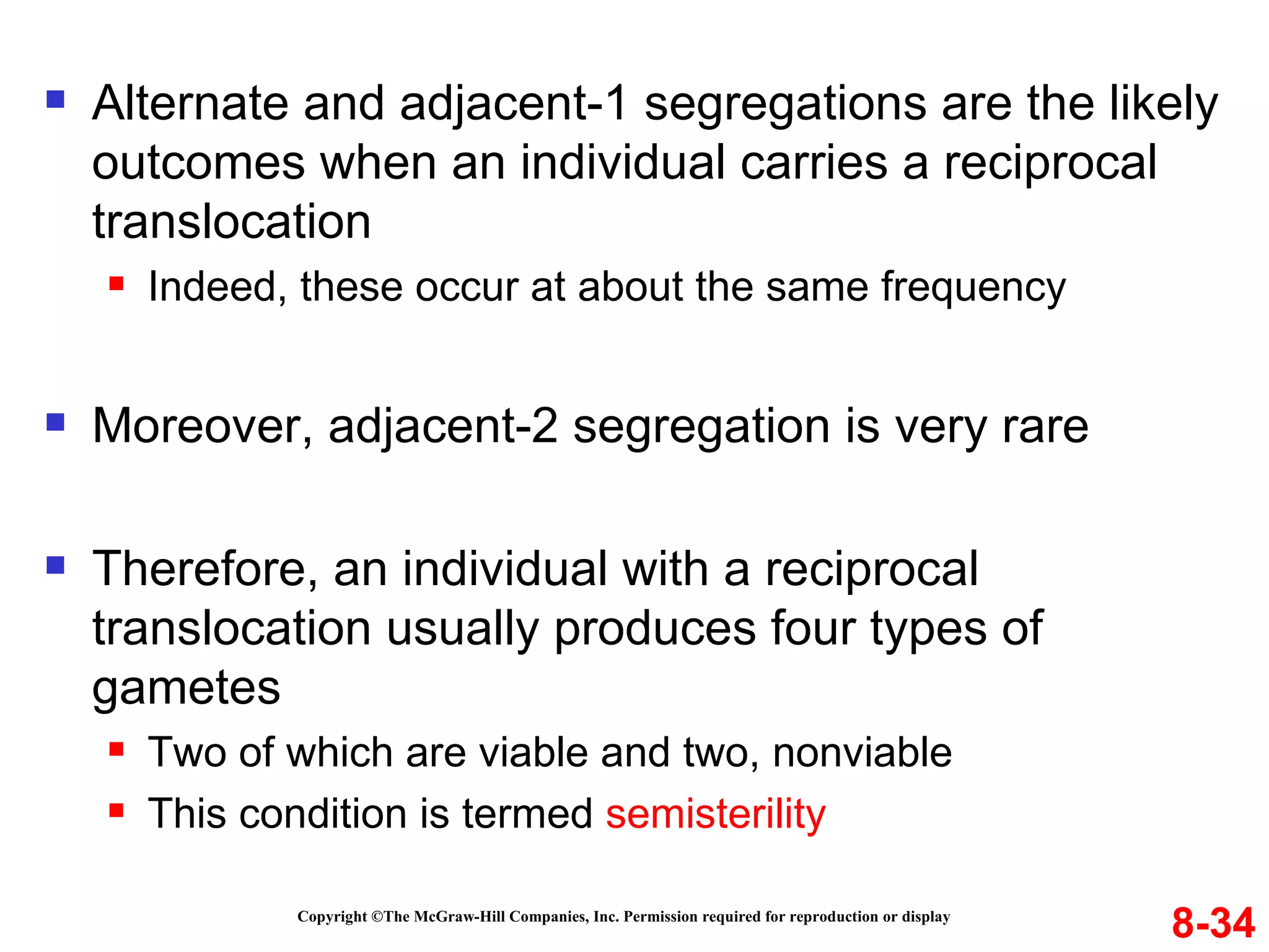 Variation in chromosome structure and number chapter 8 | PPT