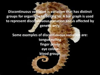 Variation in organisms | PPTX