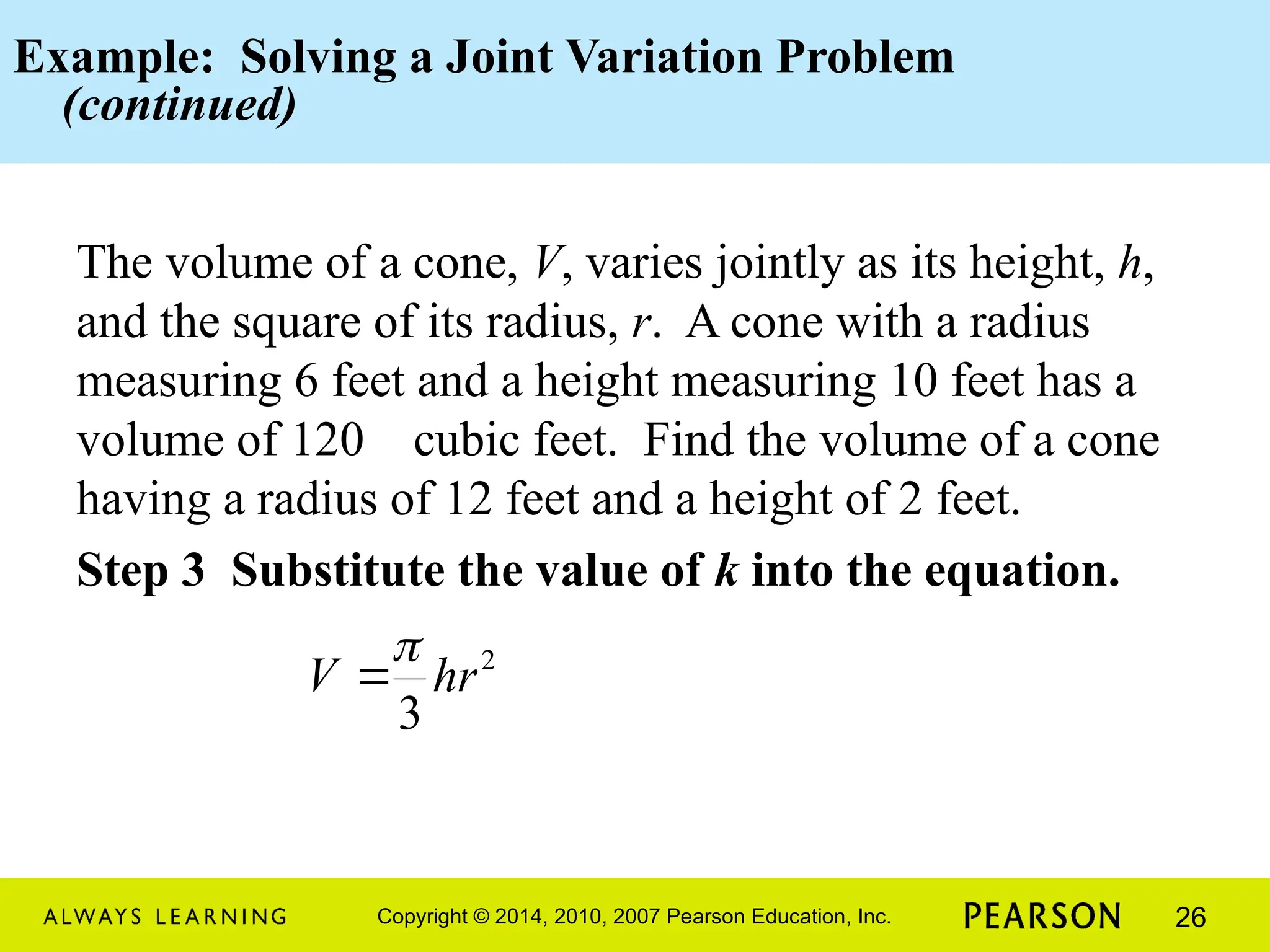 Variation Problems.ppt Grade 9 Mathematics | PPT