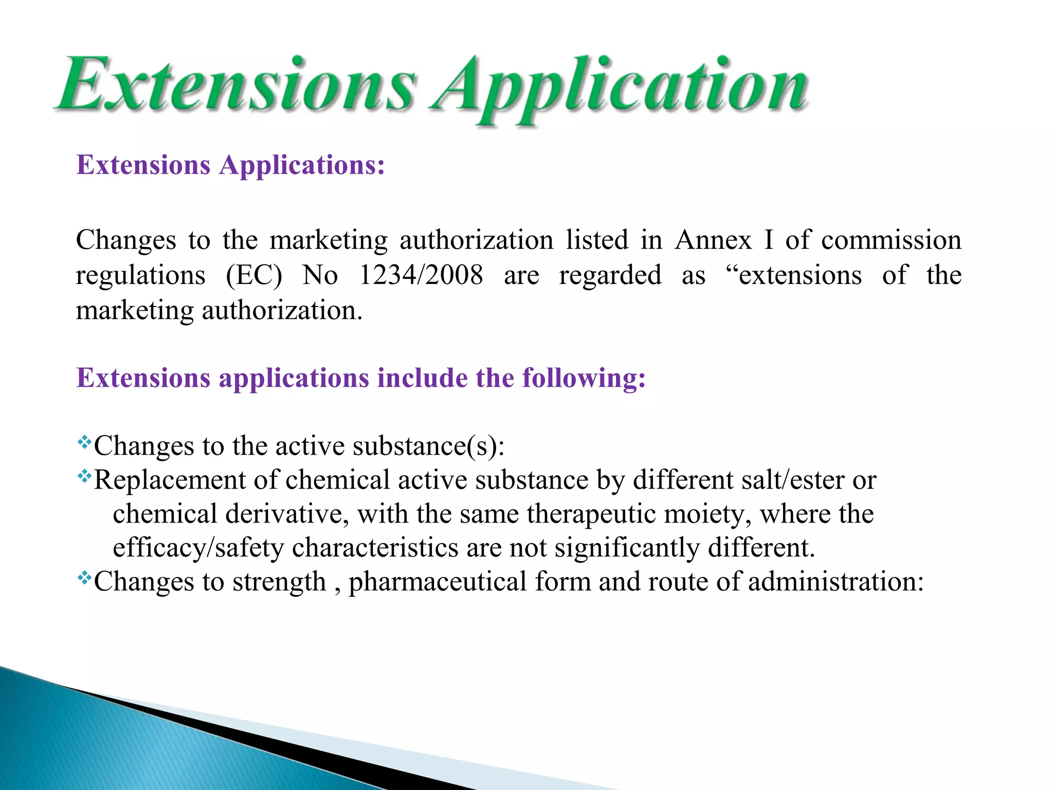 Variations to Marketing Authorization | PPT