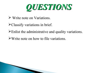 Variations to Marketing Authorization | PPT