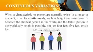 Chromosomal Variations, Continuous and Discontinuous Variations ...