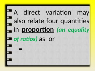 VARIATIONS (statement, constant of variation).pptx