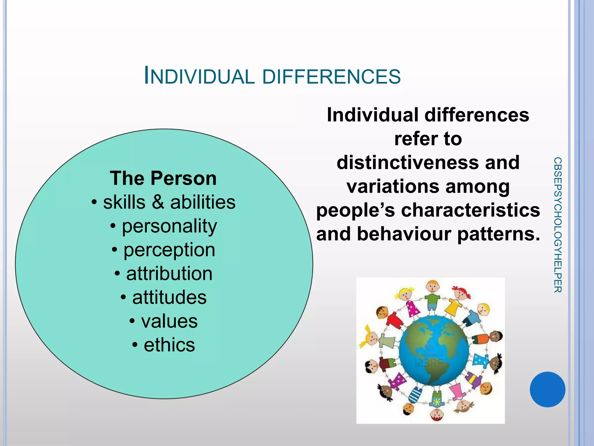 Variations in psychological attributes | PPTX